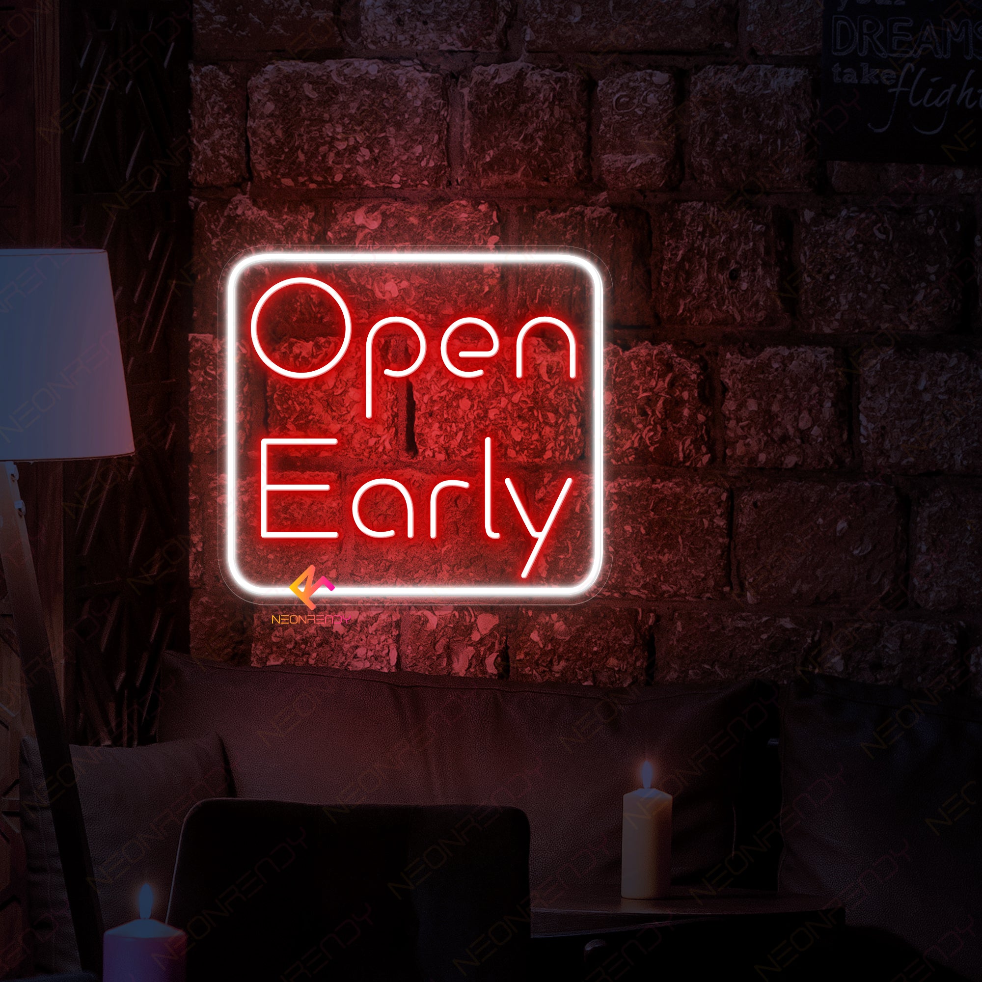 Open Early Neon Sign Bar Restaurant Led Light - NeonReady